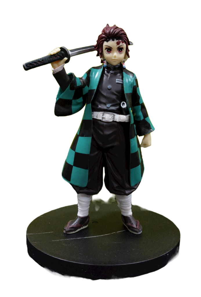 Generico Kimetsu No Yaiba (Tanjiro Kamado) - 15cm / Base Negra | Sagatronix